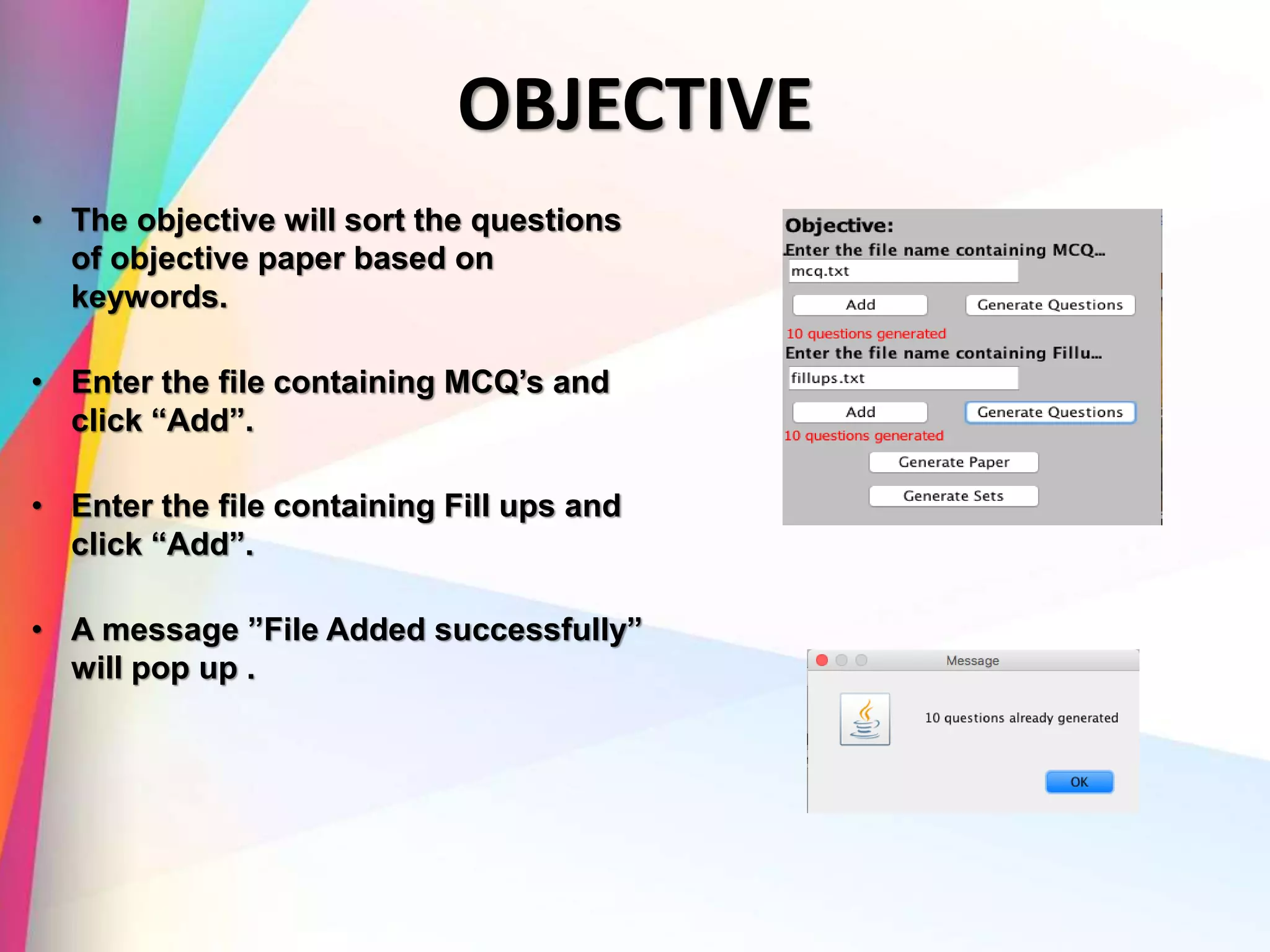 Exam Paper Setter | PPTX