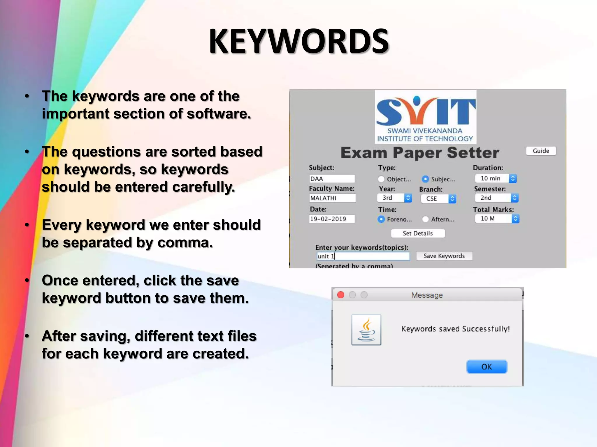 Exam Paper Setter | PPT | Free Download