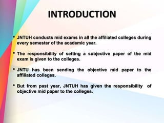 Exam Paper Setter | PPTX