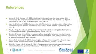 EPSRC Project (Robustness and Resilience of Dynamic Manufacturing Supply Networks) Meeting ...