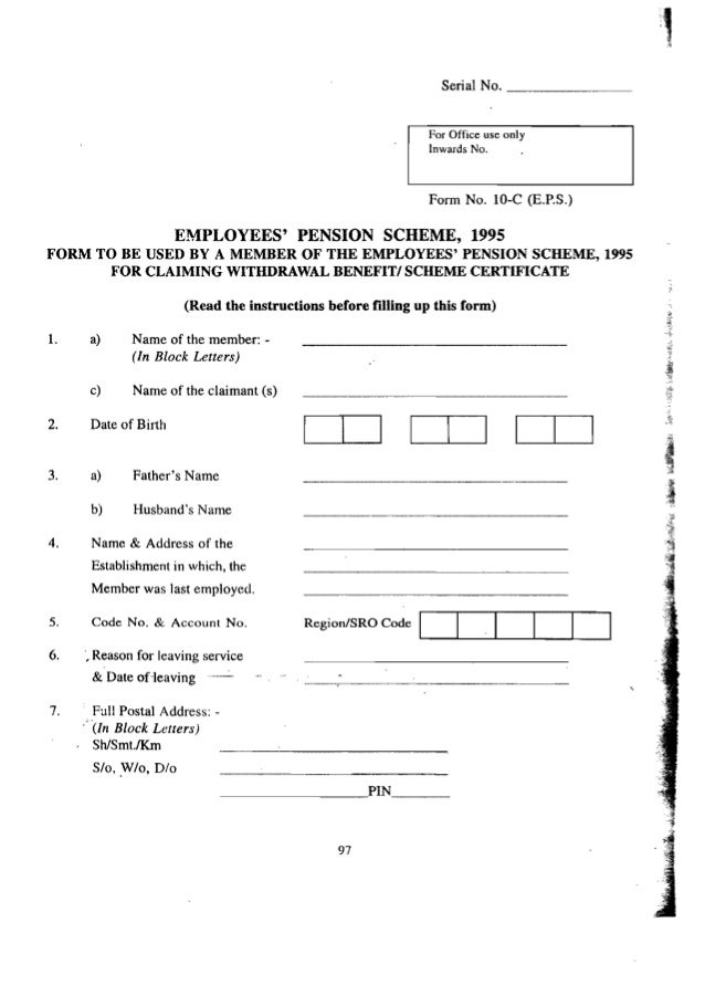 EPS Scheme 1995 Hand Book