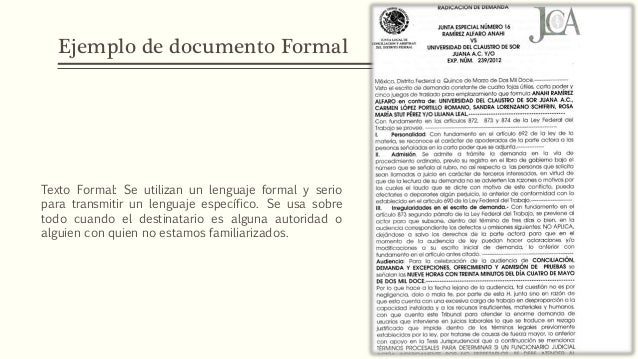 Redaccion de Textos Formales