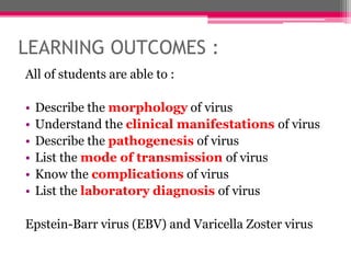 Epstein barr virus (ebv) and varicella | PPT