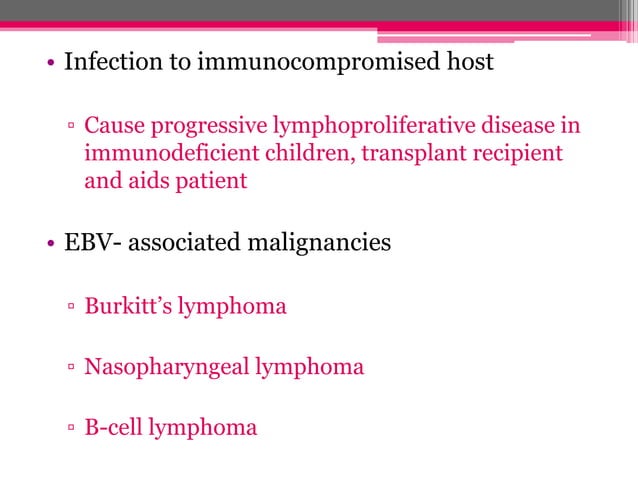 Epstein barr virus (ebv) and varicella | PPT
