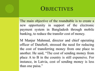 Electronic Payment System via mobile banking platform | PPTX