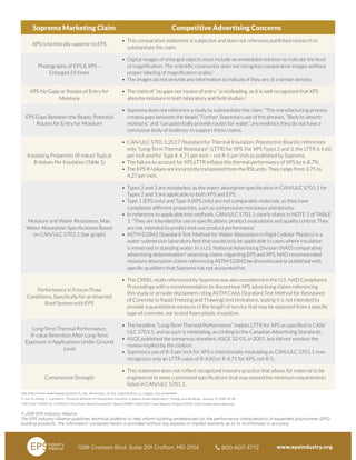 EPS VS XPS Insulation-Soprema Comparative Advertising Misleading-Canada ...