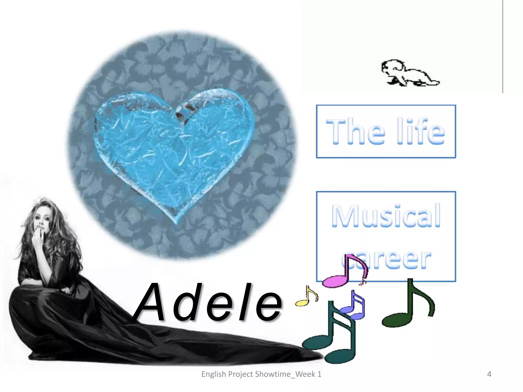 English Project Showtime _ My favourite Idol- Adele | PPTX