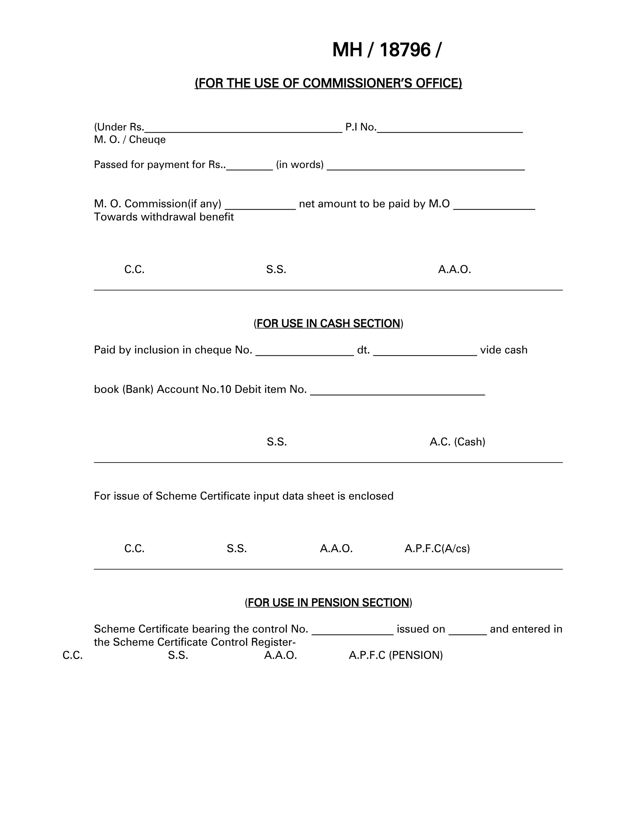 Eps withdrawal form | PDF