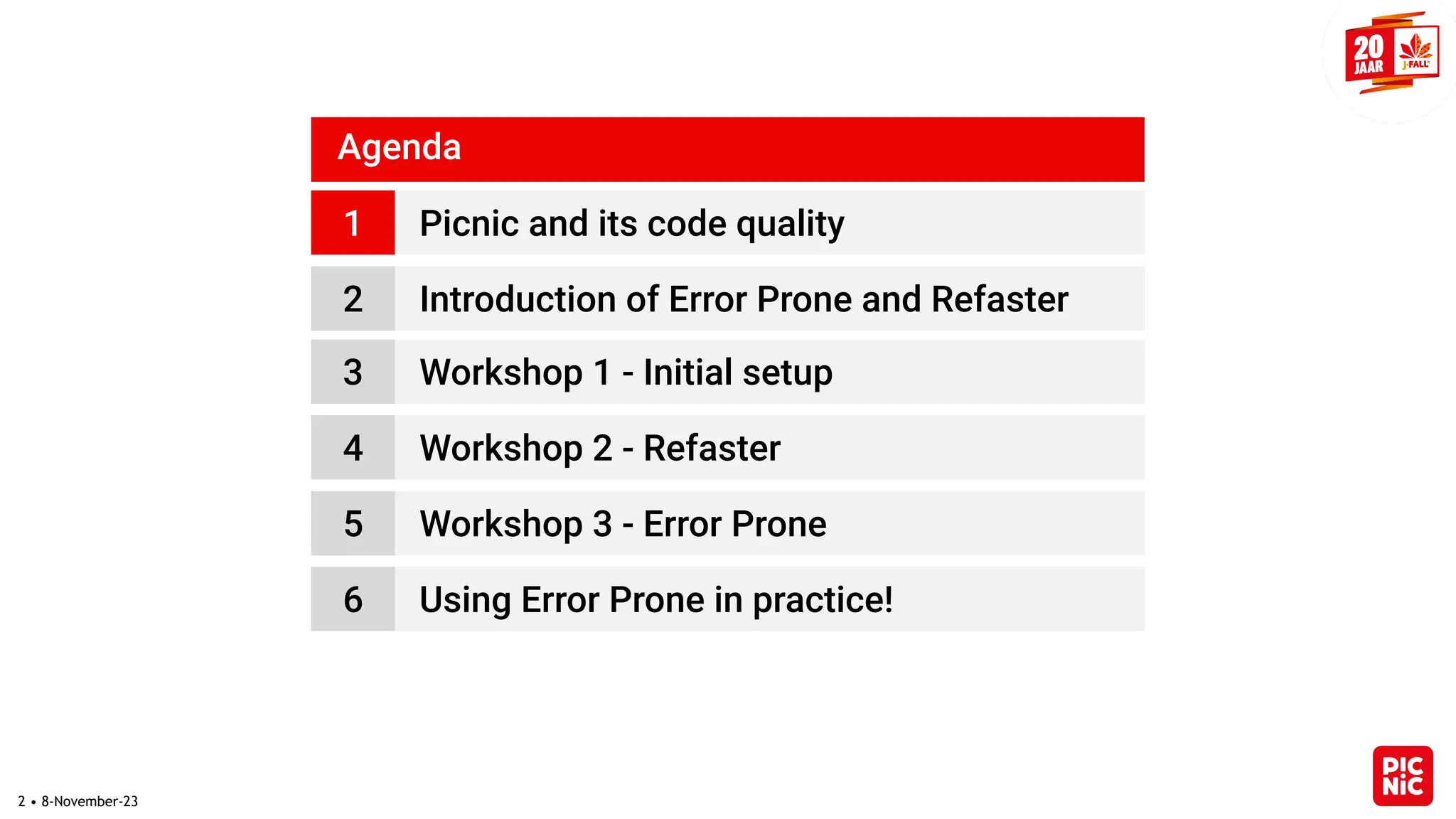 EPS Workshop JFall - 1.0 | PPT