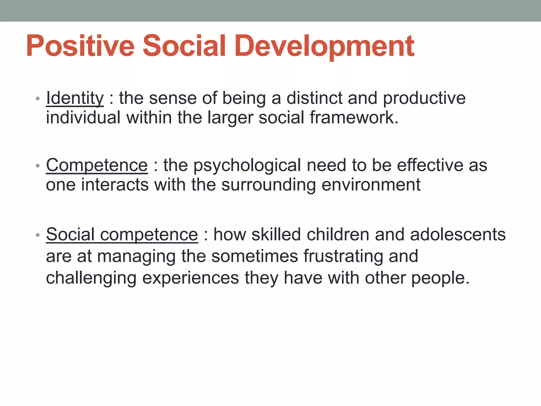 Social and Emotional Development | PPTX