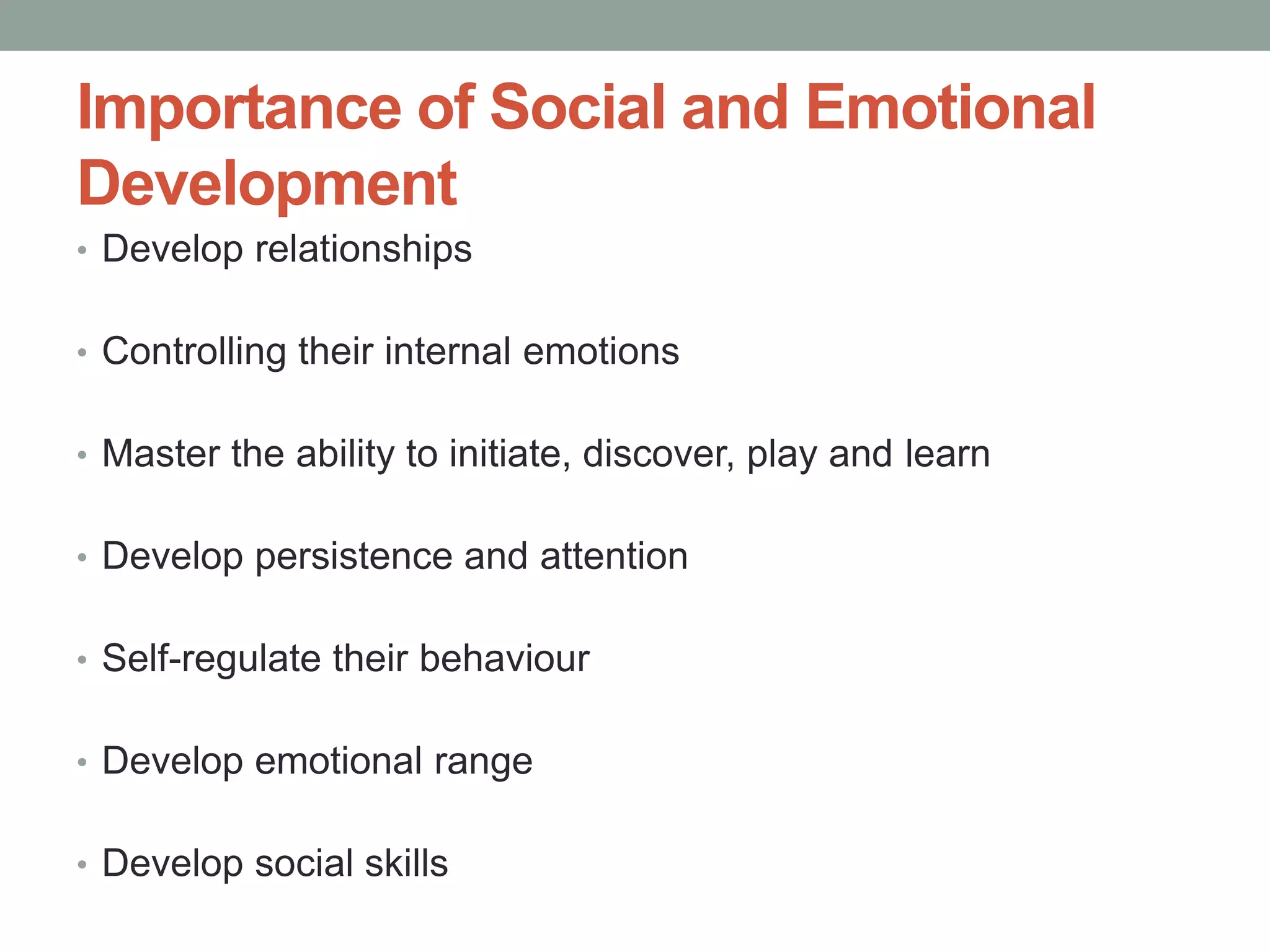 Social and Emotional Development | PPTX