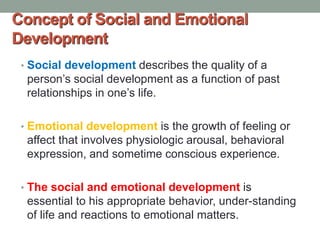 Social and Emotional Development | PPTX