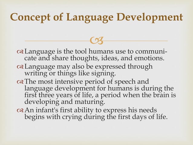 Language development | PPTX
