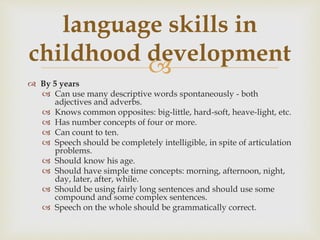Language development | PPTX