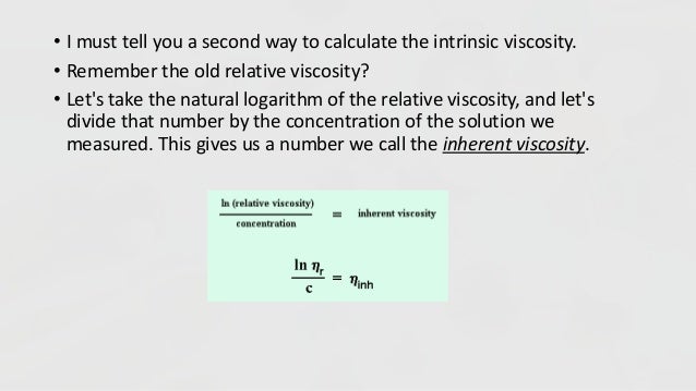 Ept 121 Lecture viscosity Average Molecular Weight ept-121-lecture-viscosity-average-molecular-weight