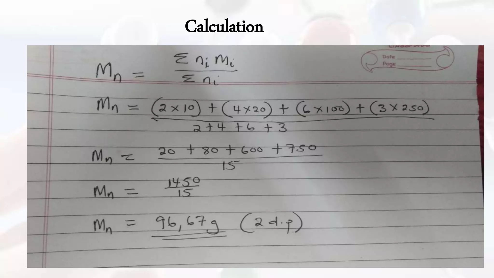 Ept 121 lecture membrane osmometry | PPTX