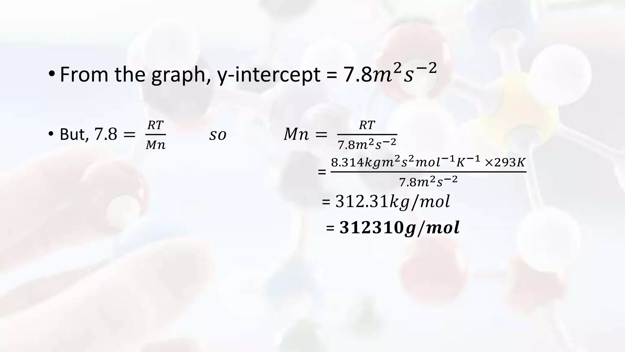Ept 121 lecture membrane osmometry | PPTX