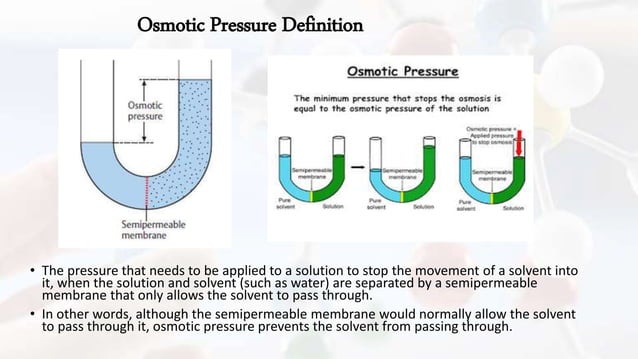 Ept 121 lecture membrane osmometry | PPTX