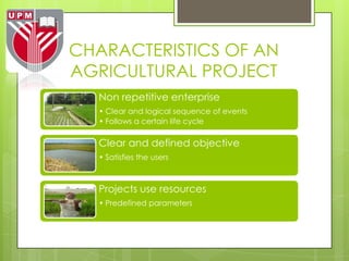 Agricultural project planning | PPTX