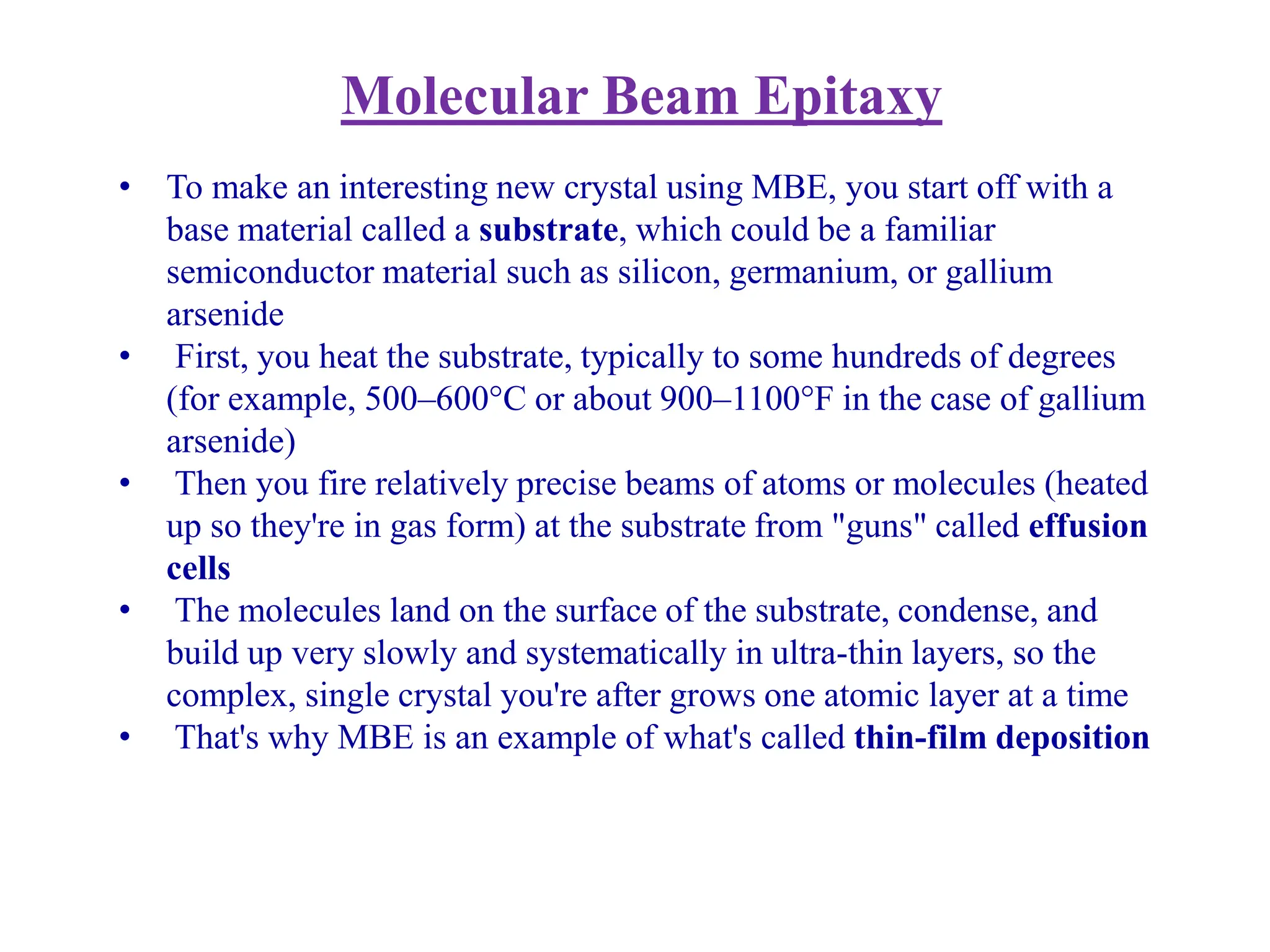 Epitaxy Techniques for Semiconductor Fabrication: ALD, VPE, and MBE ...