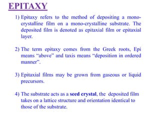 Epitaxy Techniques for Semiconductor Fabrication: ALD, VPE, and MBE ...