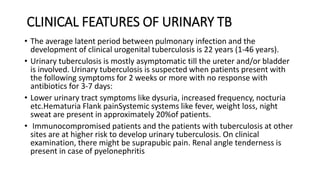 Extra Pulmonary Tuberculosis part 1 genital Tb | PPTX