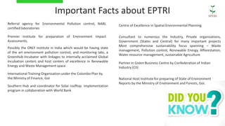 Eptri - Post Graduation Diploma in Management : Environment Management ...