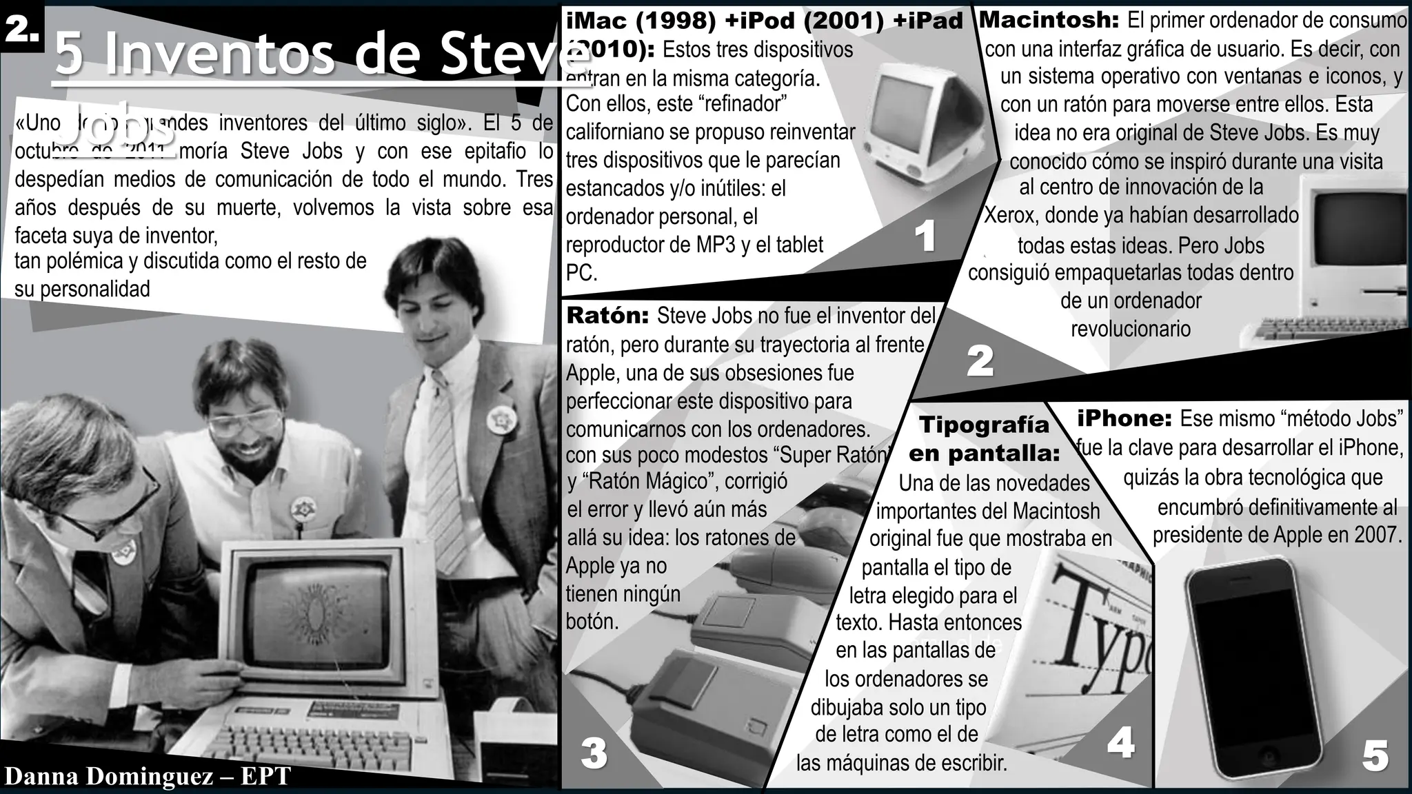 Steve Jobs: Historia, inventos, vida y recorrido. | PPT