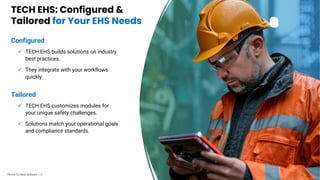 ePTW -Permit To Work Software -Tech EHS Solution | PPT