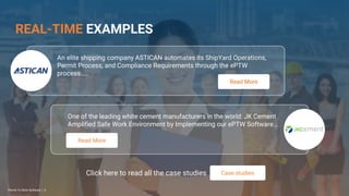ePTW (Permit to work Software) | TECH EHS Solution | PDF