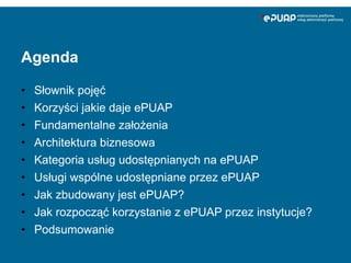 ePUAP: Prezentacja Architektury | PPT