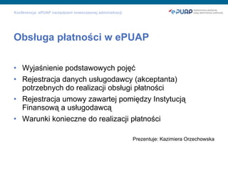 ePUAP: Prezentacja Usług | PPT