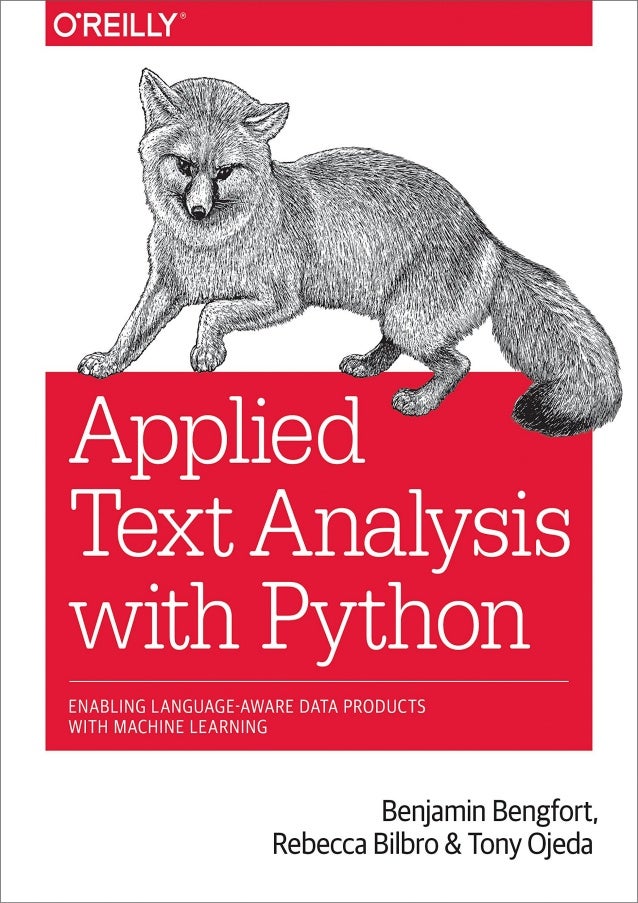 Epub Applied Text Analysis With Python Enabling Language Aware