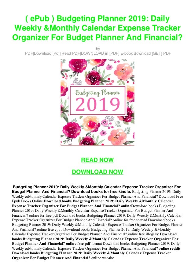 financial week calendar 2019