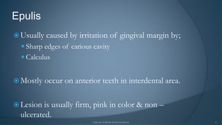 Common Benign Mucosal Swellings of Oral Cavity | PPTX