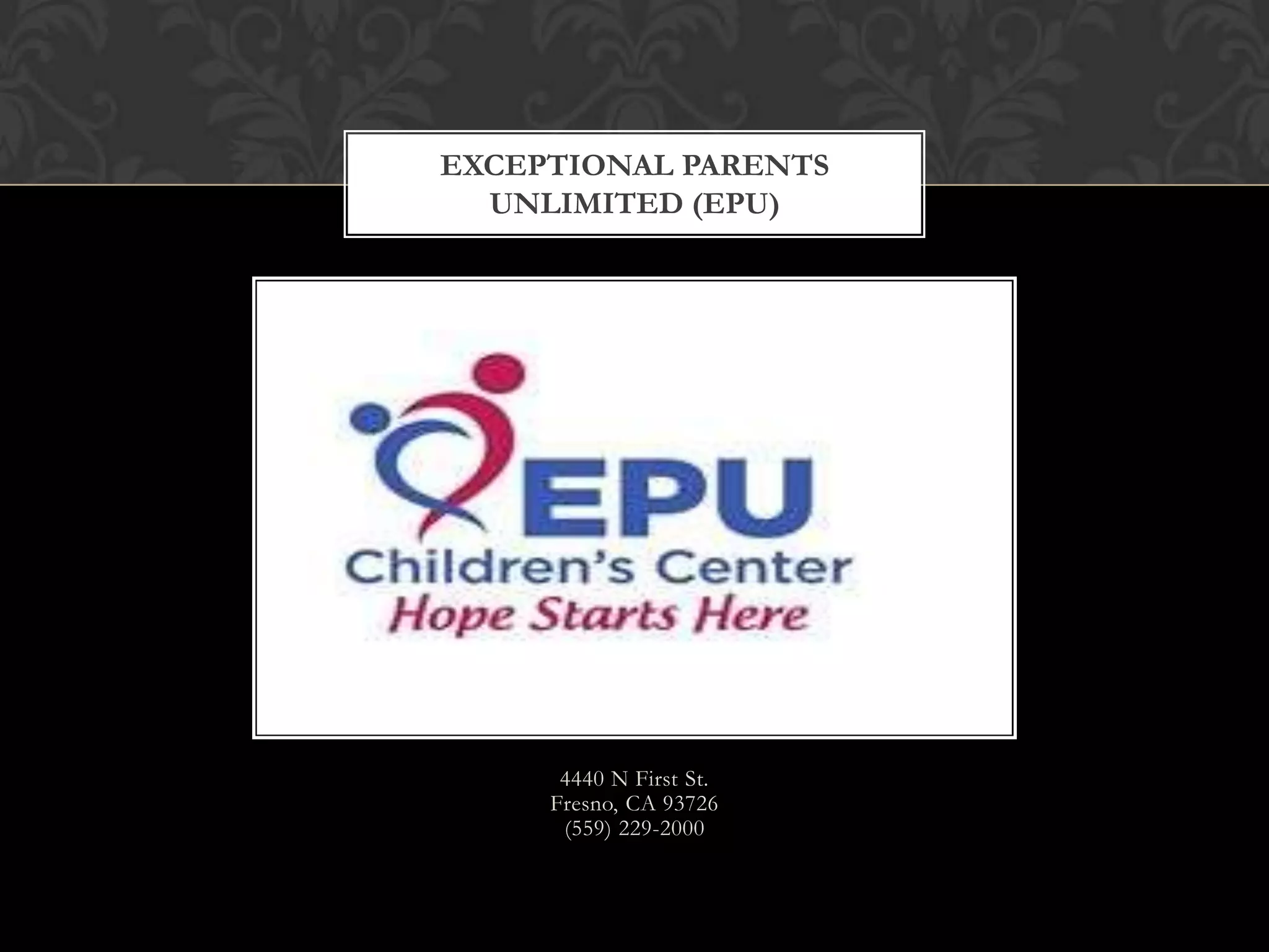 Epu presentation 180 | PPTX