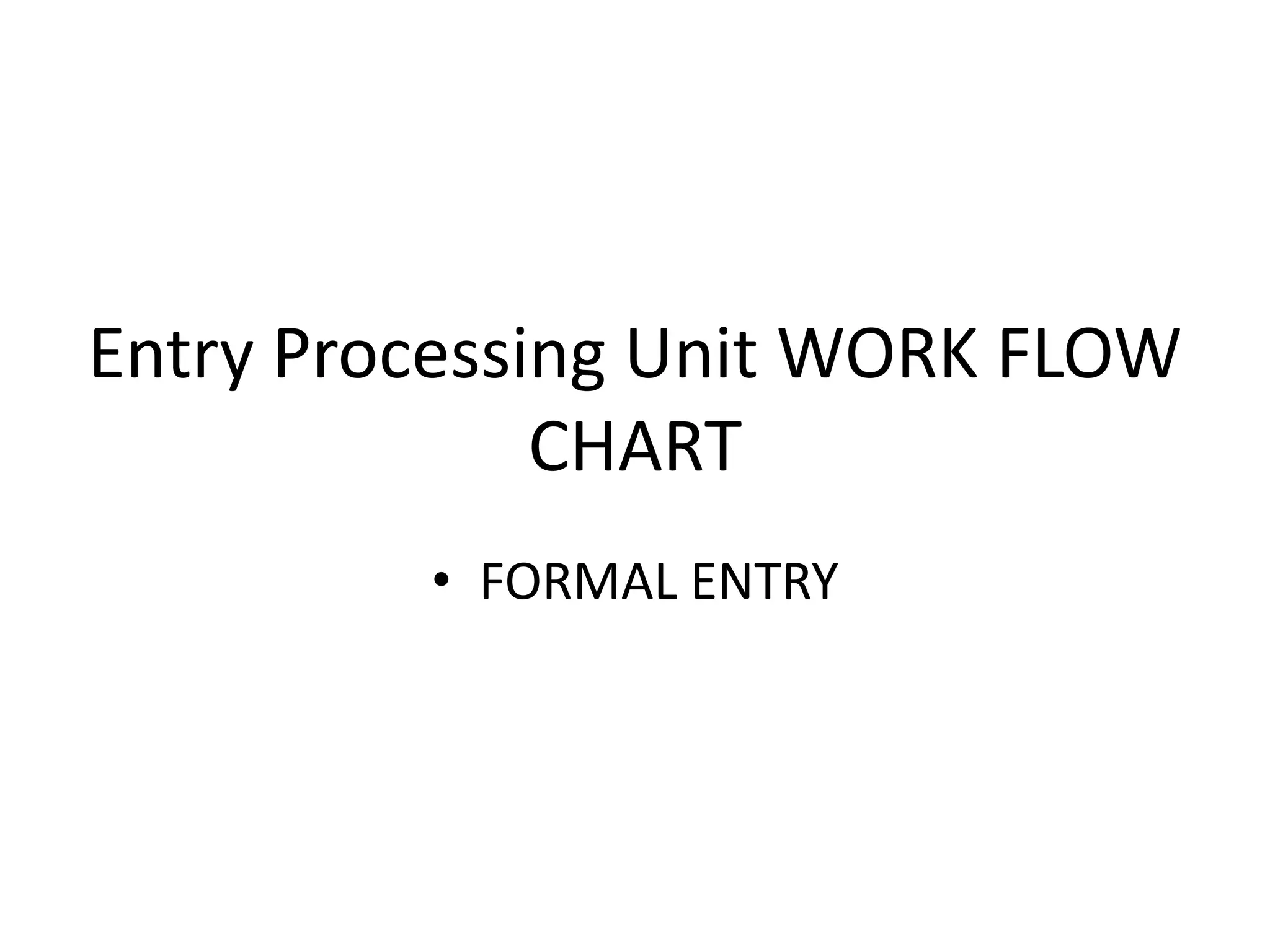 Epu work flow chart | PPTX