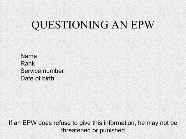 Epw Handling | PPT
