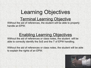 Epw Handling | PPT