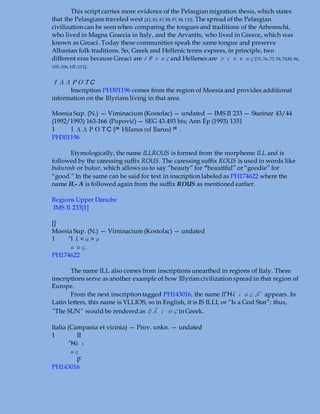 Epygraphy project. Illyrians In and Around Europe | DOCX | Programming ...