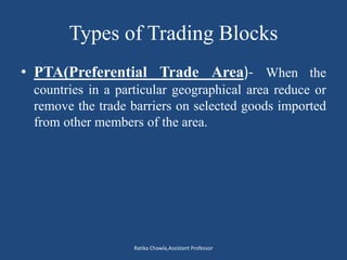 EPZ and trading bloc | PPT