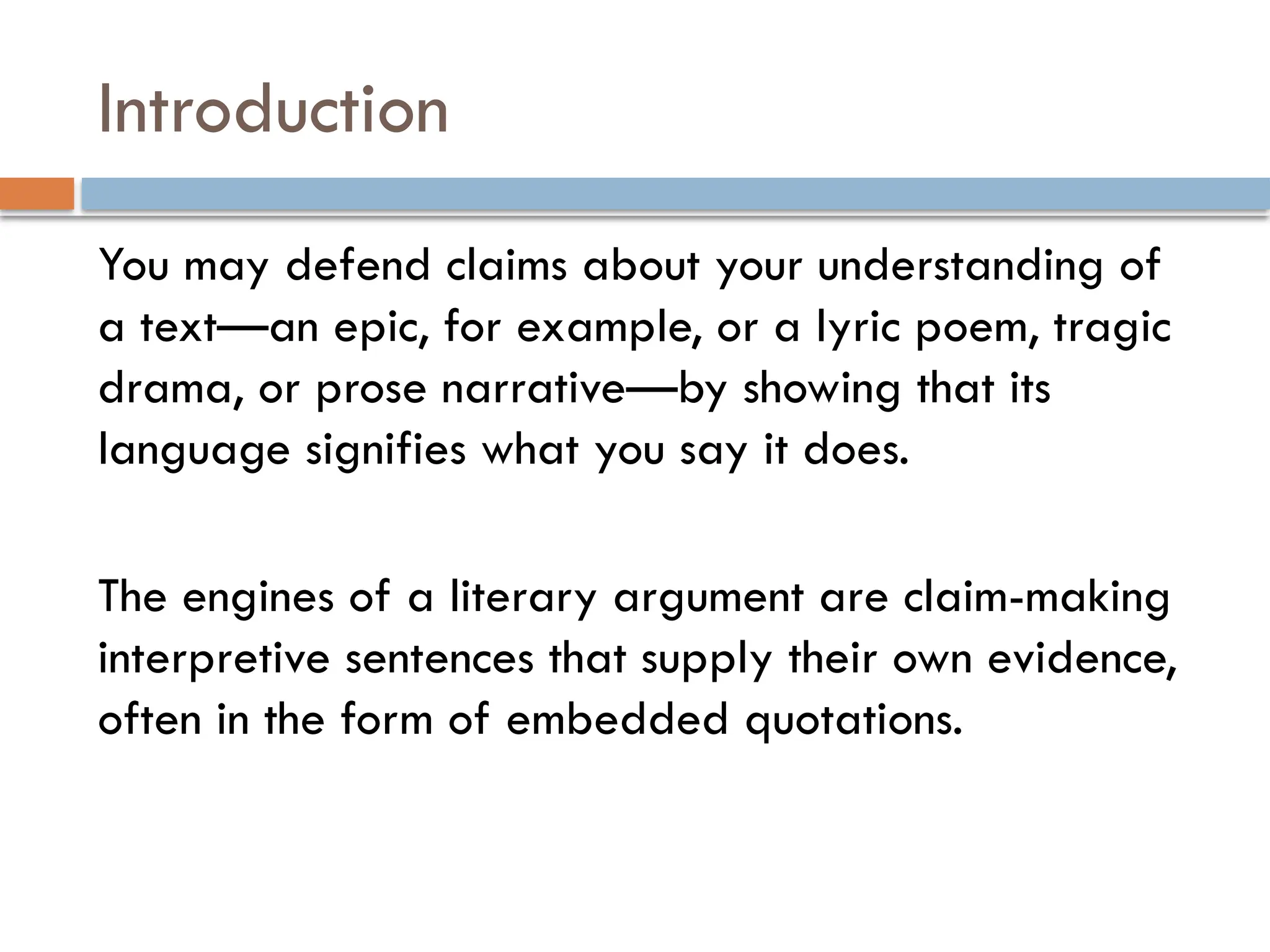 Embedding Quotations for literary writing | PPTX