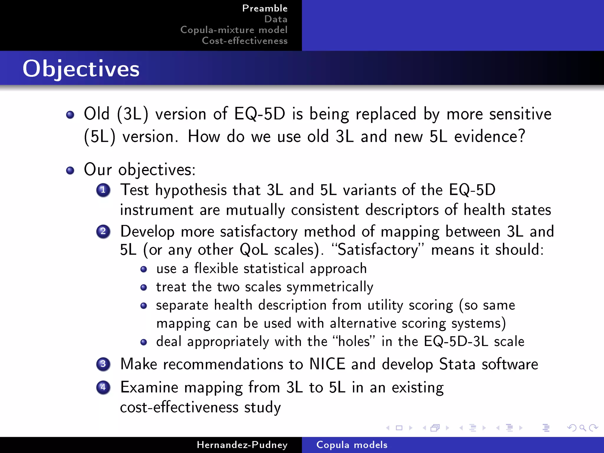 Two-way mapping of EQ-5D-3L and EQ-5D-5L: A copula-based method with ...