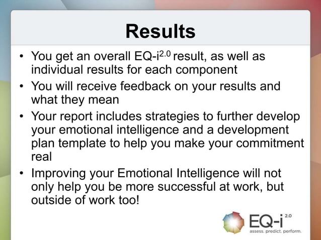 EQ-i 2.0 Introduction Presentation Module 4.ppt | Family and Relationships