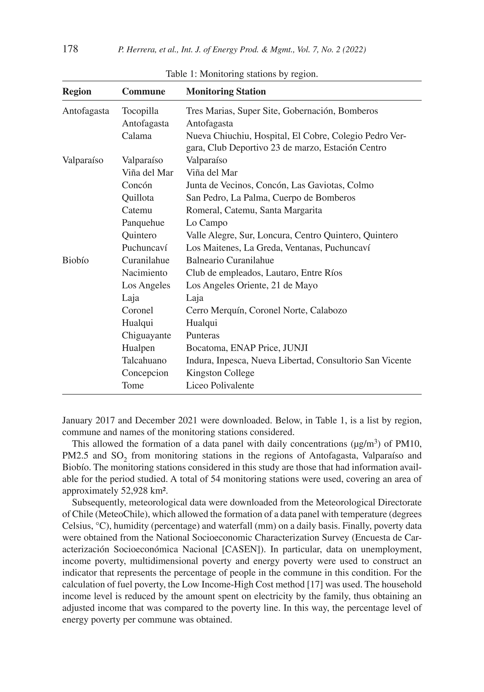 RELATIONSHIP BETWEEN POLLUTION LEVELS AND POVERTY: REGIONS OF ...