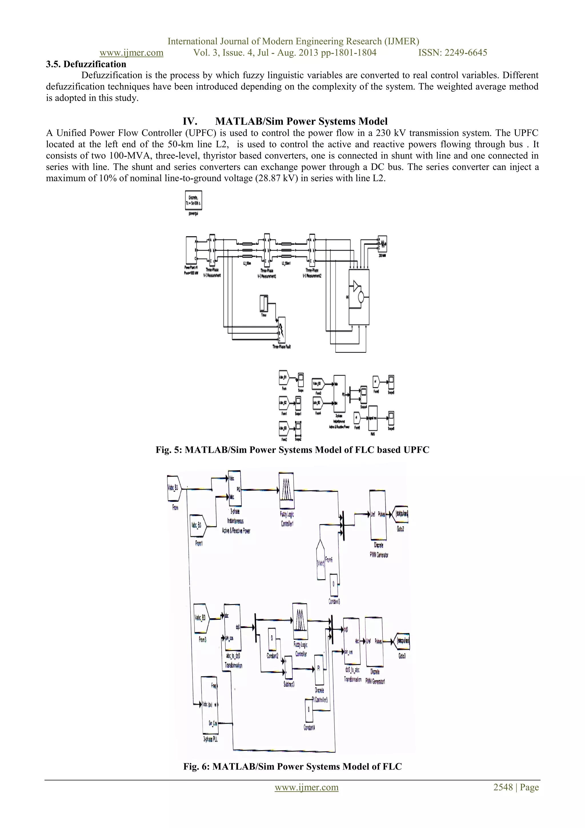 Static Sustenance of Power System Stability Using FLC Based UPFC in SMIB Power System | PDF