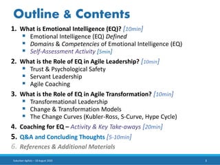Emotional Intelligence in Agile Leadership and Transformation | PPTX