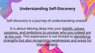 A JOURNEY TO SELF DISCOVERY: EQ as the Heart of Leadership | PPTX
