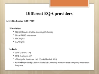 External quality assurance and quality control | PPTX