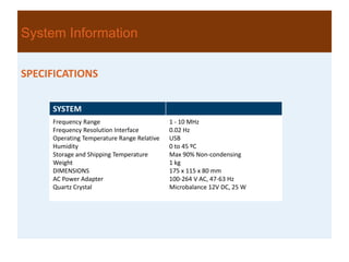 eQCM - Electrochemical Quartz Crystal Microbalance | PPTX | Chemistry ...